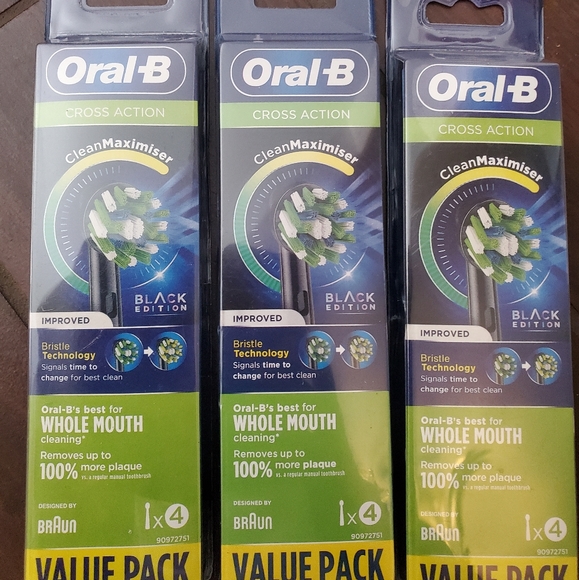 Oral-B | Other | Oral B Cross Action Clean Maximizer Value Pack 4 In Each Package Total | Poshmark